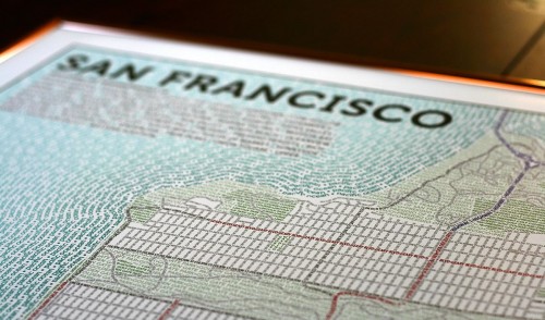 Clever, Lovely Typographic Maps — Vagabondish